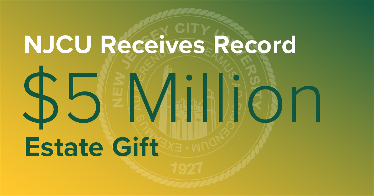 NJCU Receives Record Estate Gift | New Jersey City University